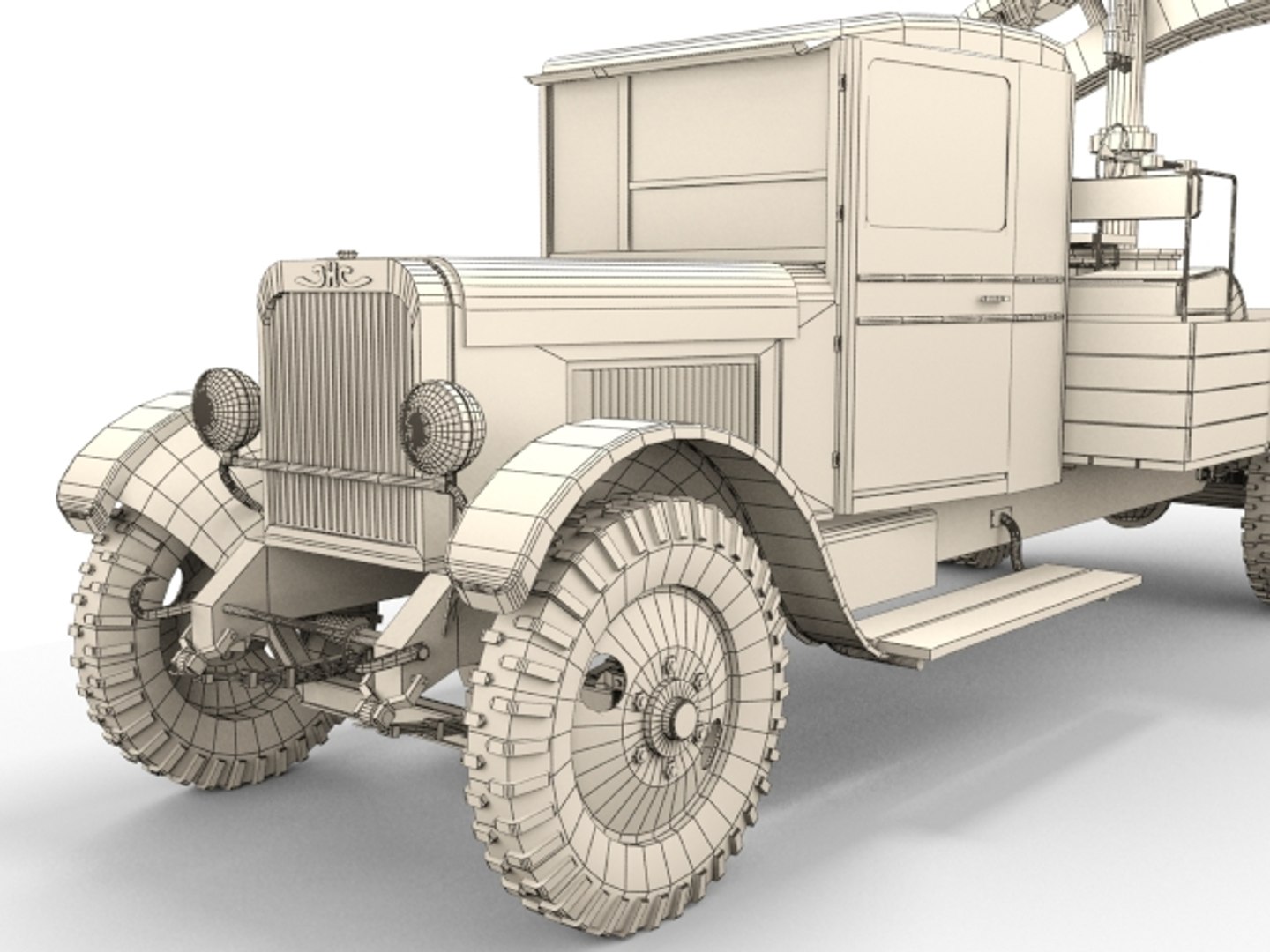 3d Model Zis-12 Locator Truck
