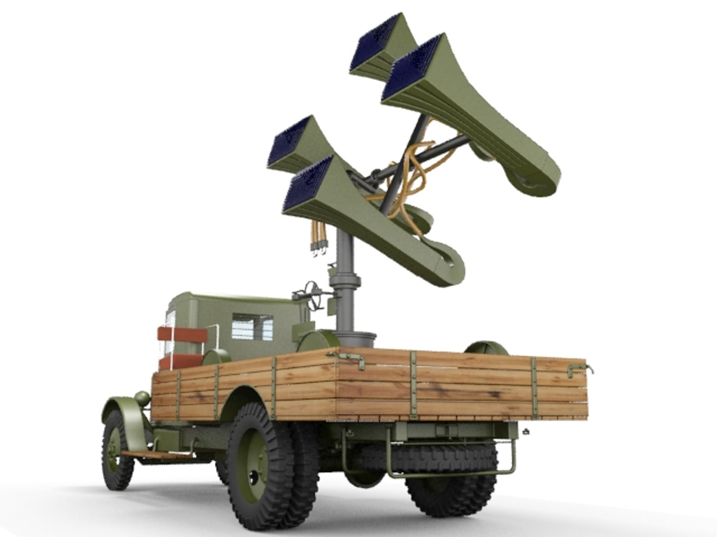 3d Model Zis-12 Locator Truck