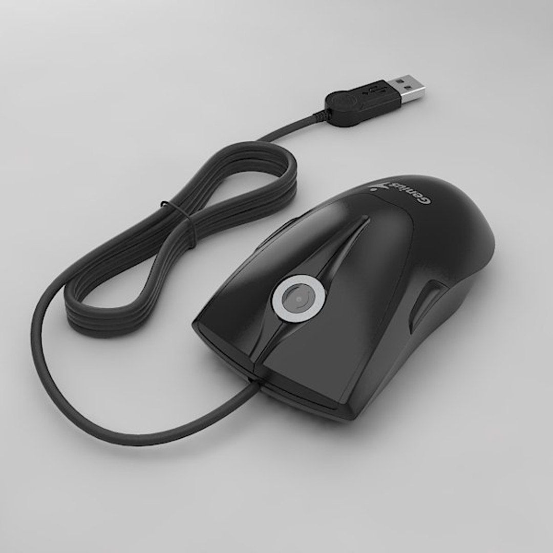 Mouse Geniues Netscroll T220 3d 3ds