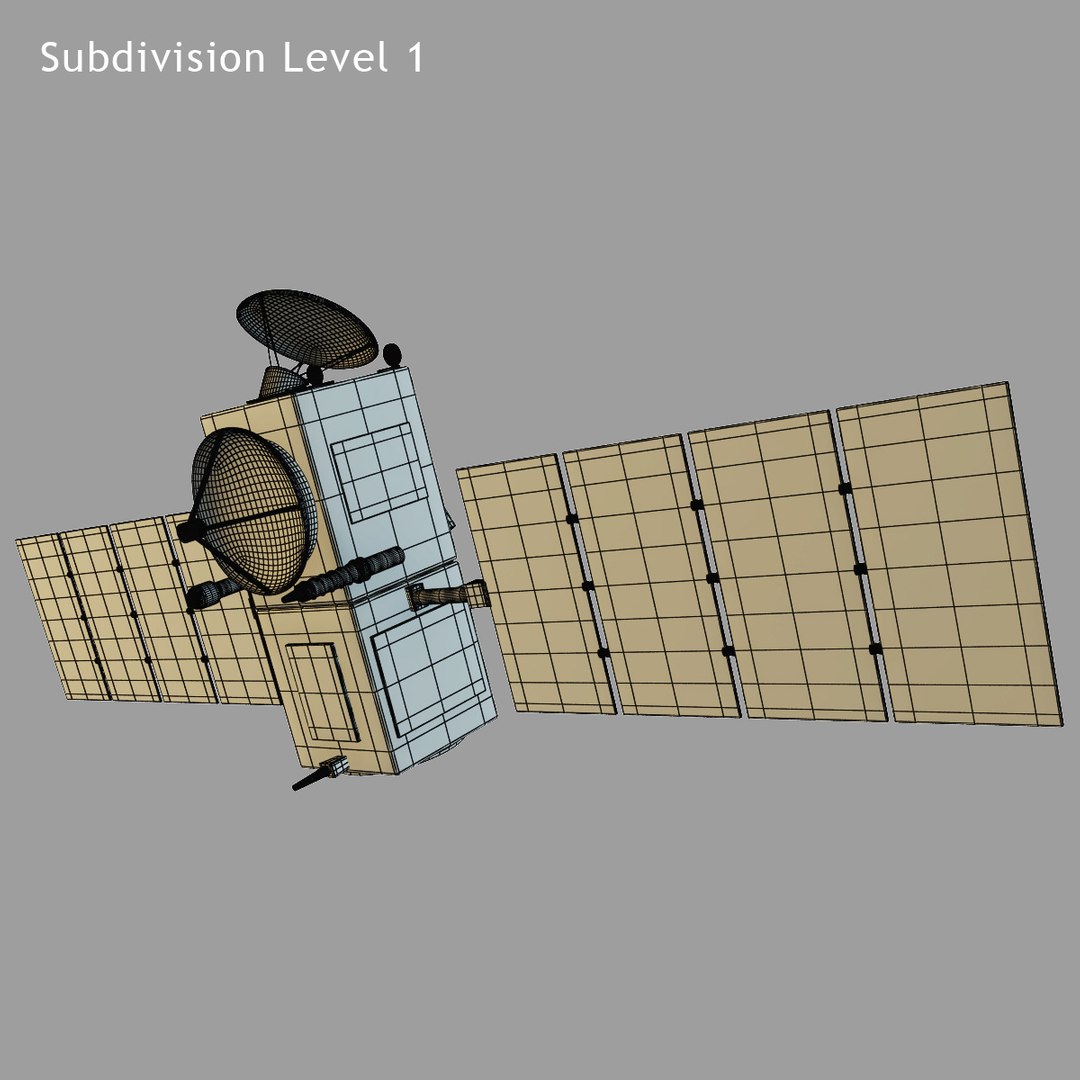 3d Satellite Jason-1 Model
