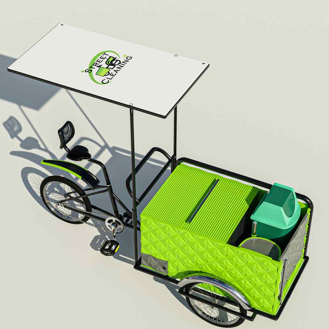 3D Bike road sweepers model - TurboSquid 2096689