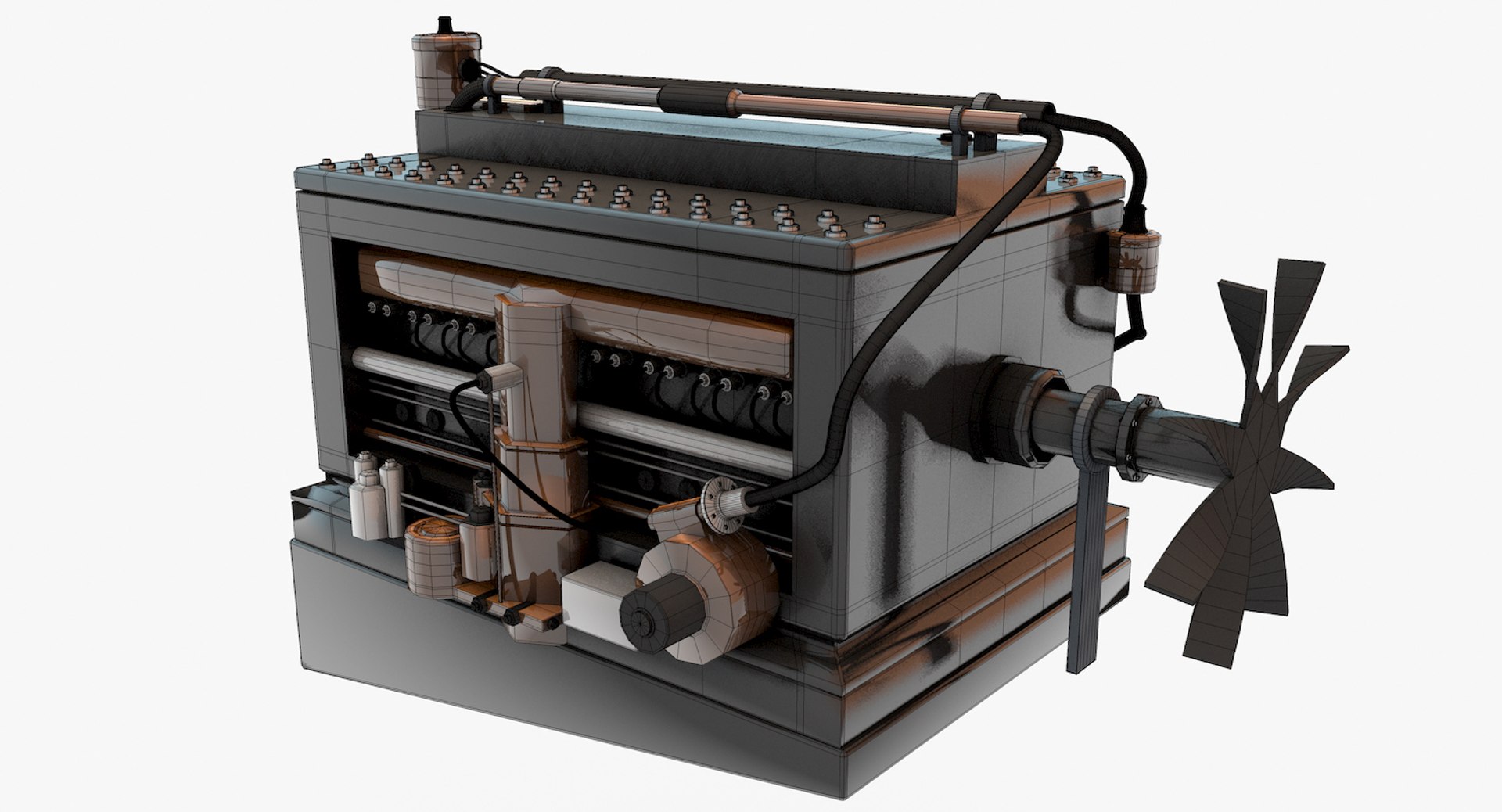 3D designs engine model - TurboSquid 1167793