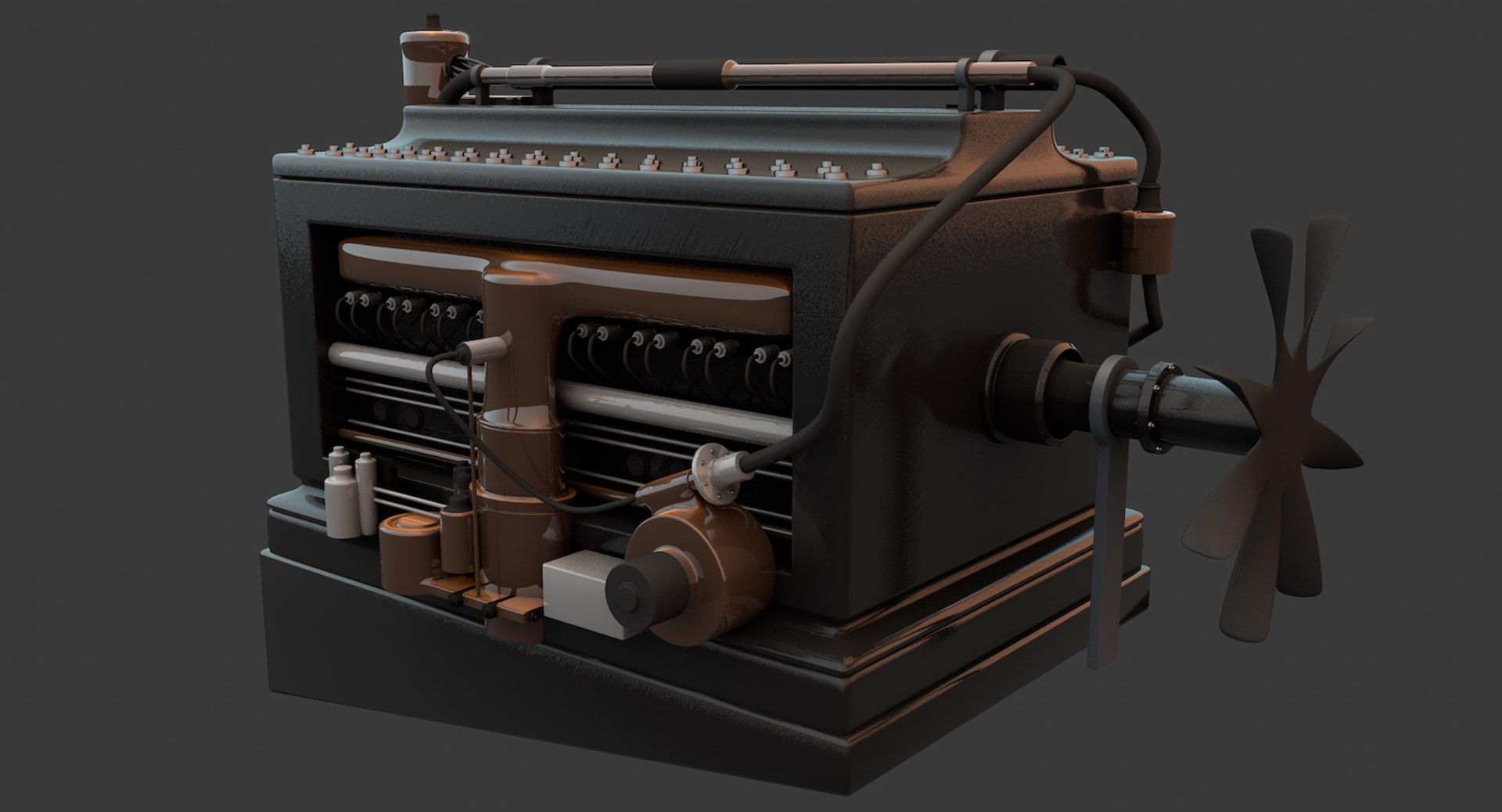 3D designs engine model - TurboSquid 1167793