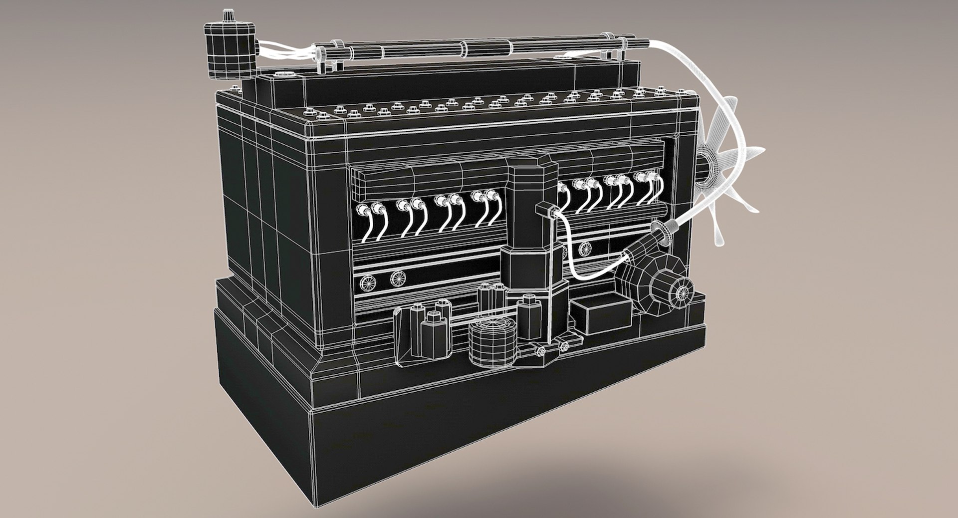 3D designs engine model - TurboSquid 1167793