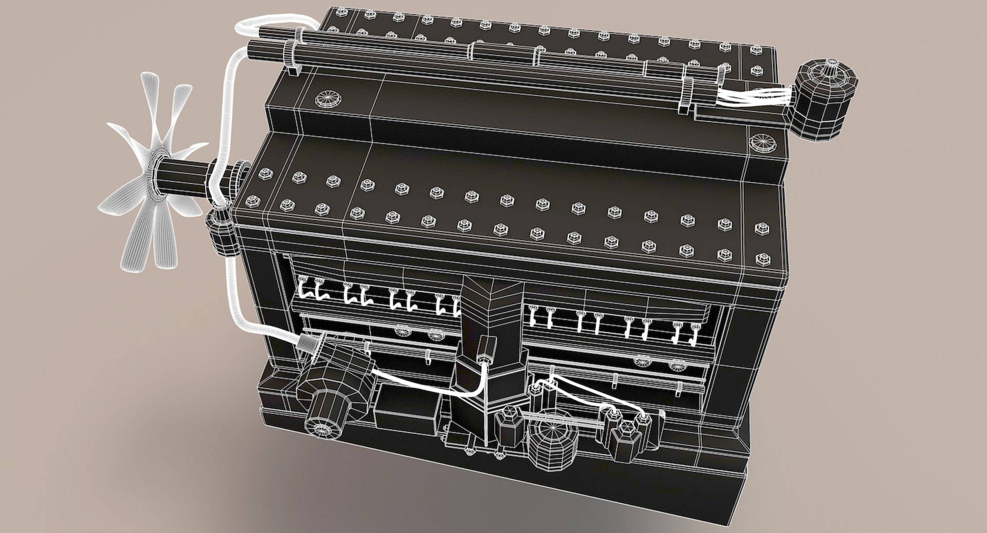 3D designs engine model - TurboSquid 1167793