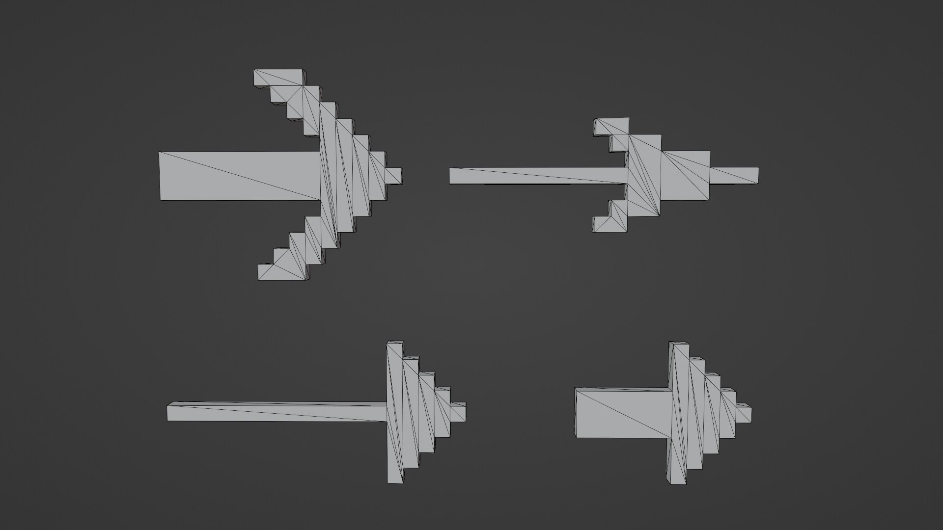 3D Arrow Pixel Collection Model - TurboSquid 2028611