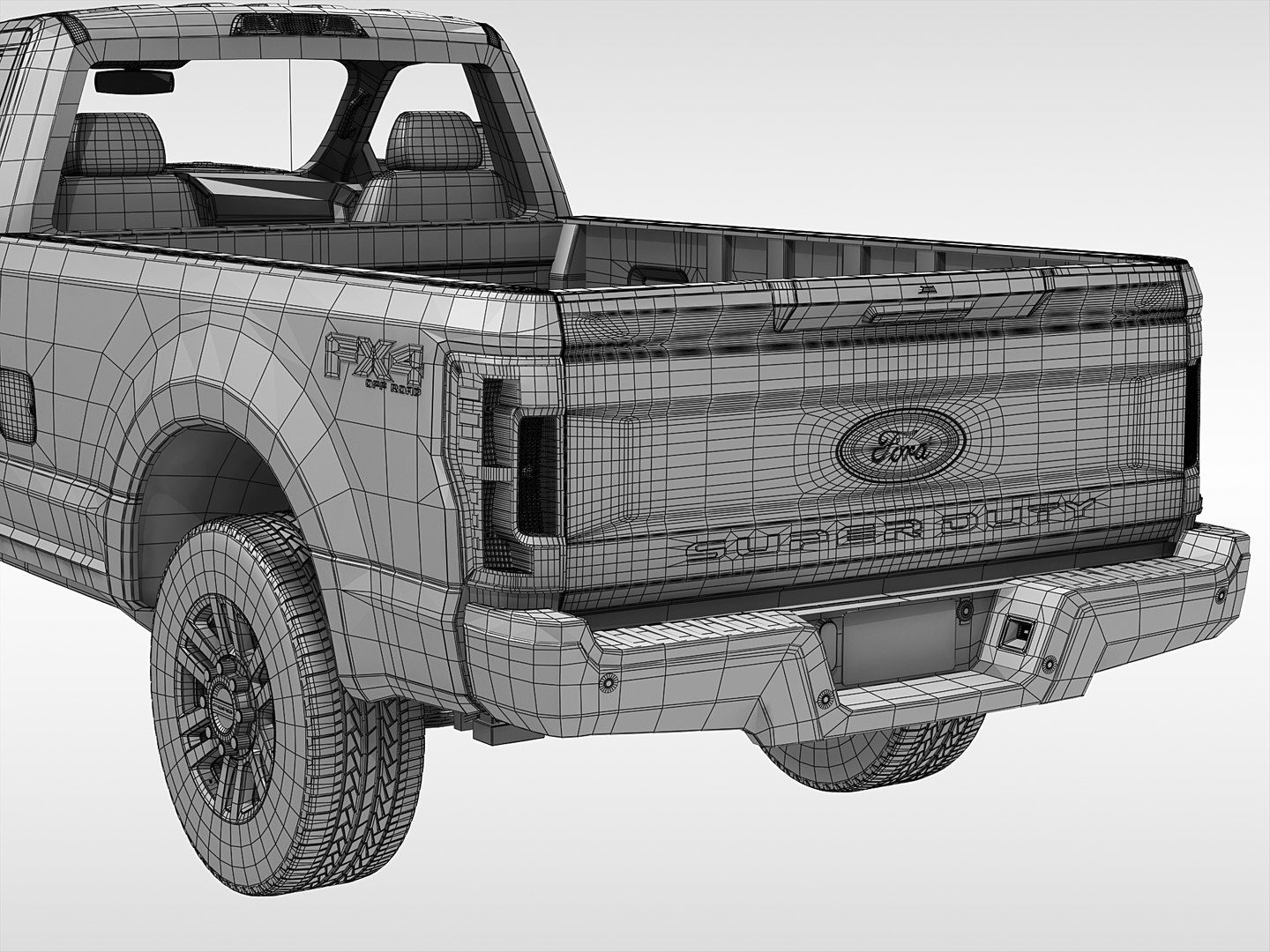 3D F250 Super Duty - TurboSquid 1290397