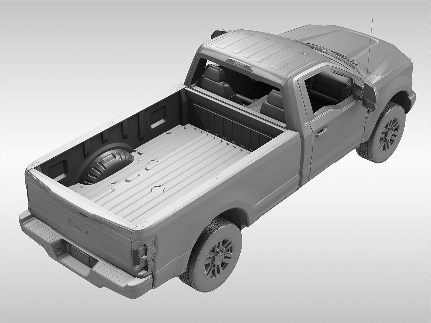 3D f250 super duty - TurboSquid 1290397