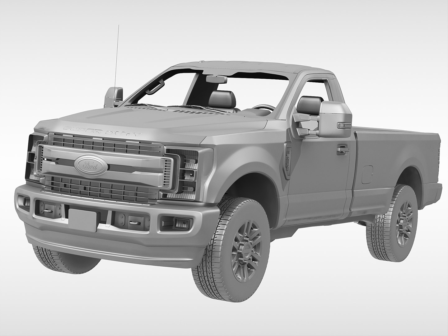3D F250 Super Duty - TurboSquid 1290397