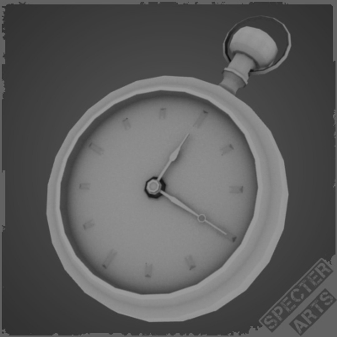 3d Pocket Watch Model