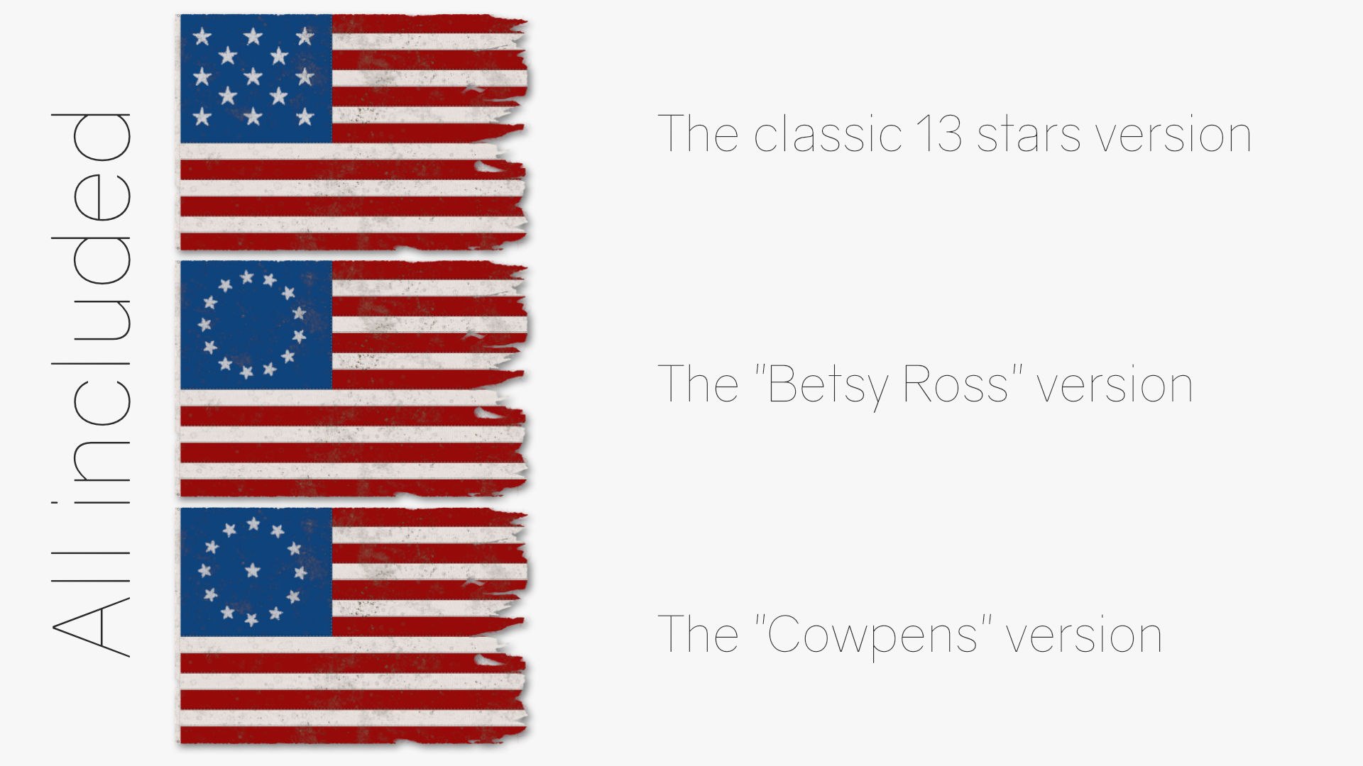 3D Model American Flag 13 Stars - TurboSquid 1475936
