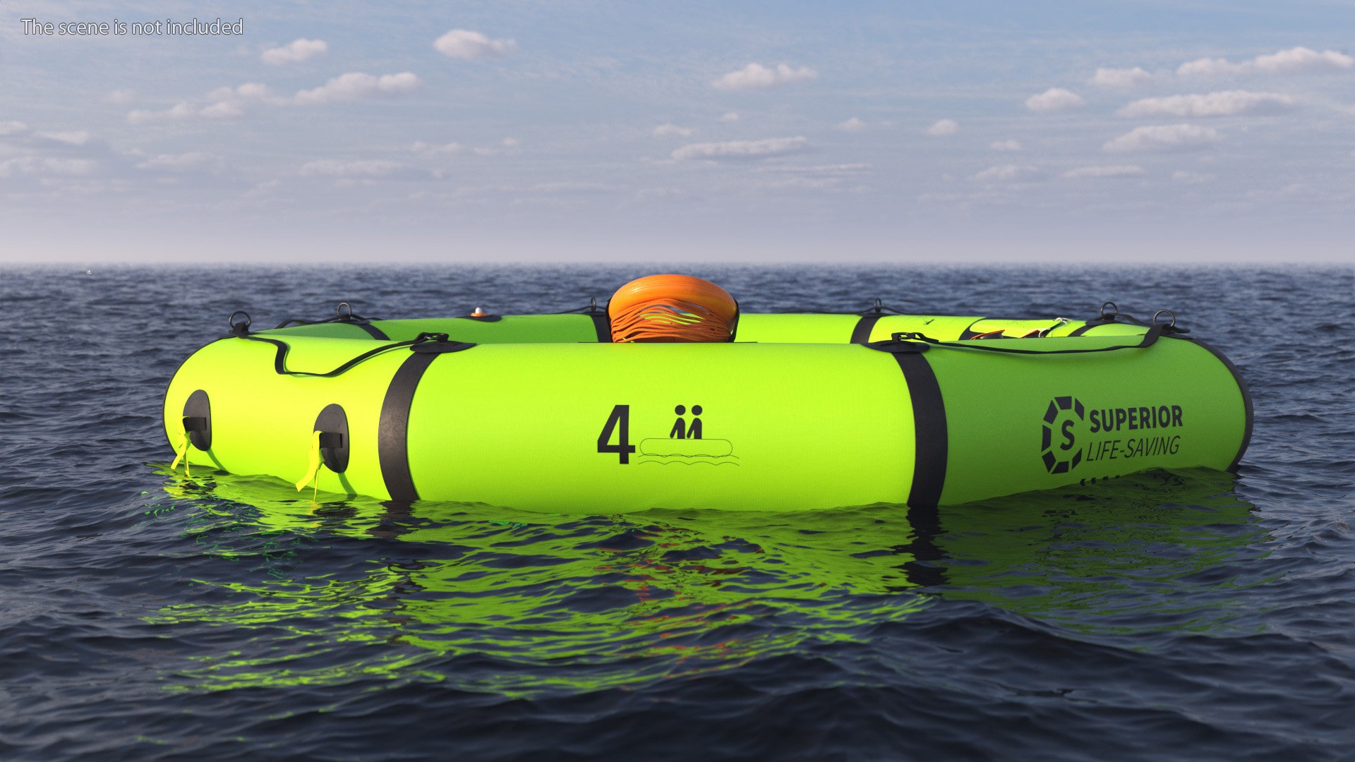 Superior HALO Life Raft 3D Model - TurboSquid 2302388