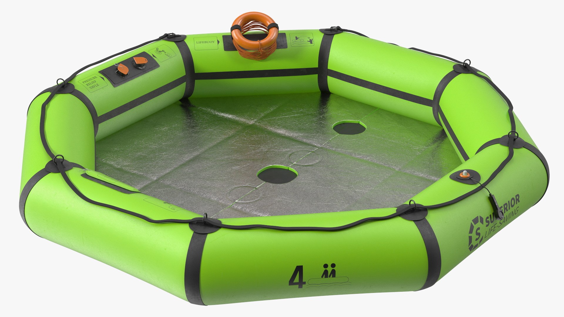 Superior HALO Life Raft 3D Model - TurboSquid 2302388