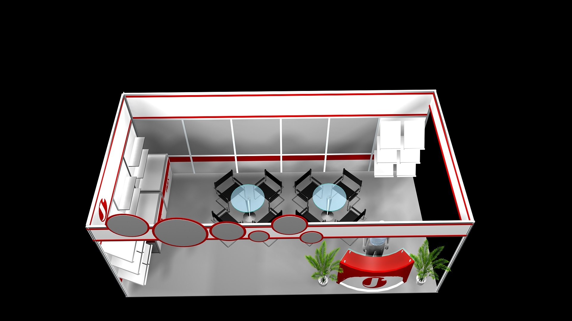 2 Side Open Stand Model - TurboSquid 1995382