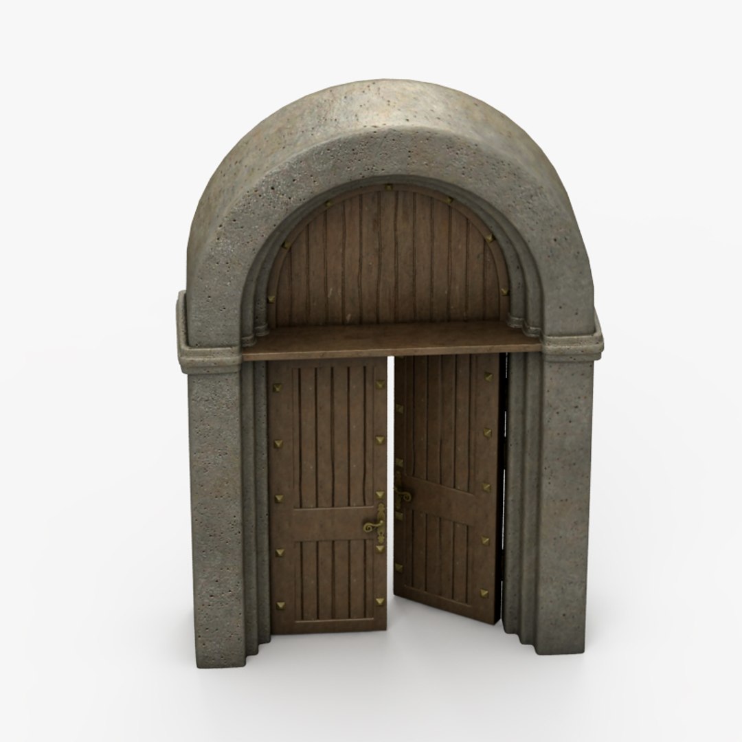 Castle Gate 3d Model