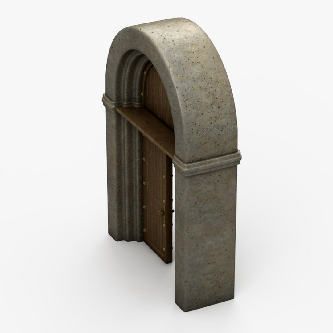 Castle Gate 3d Model