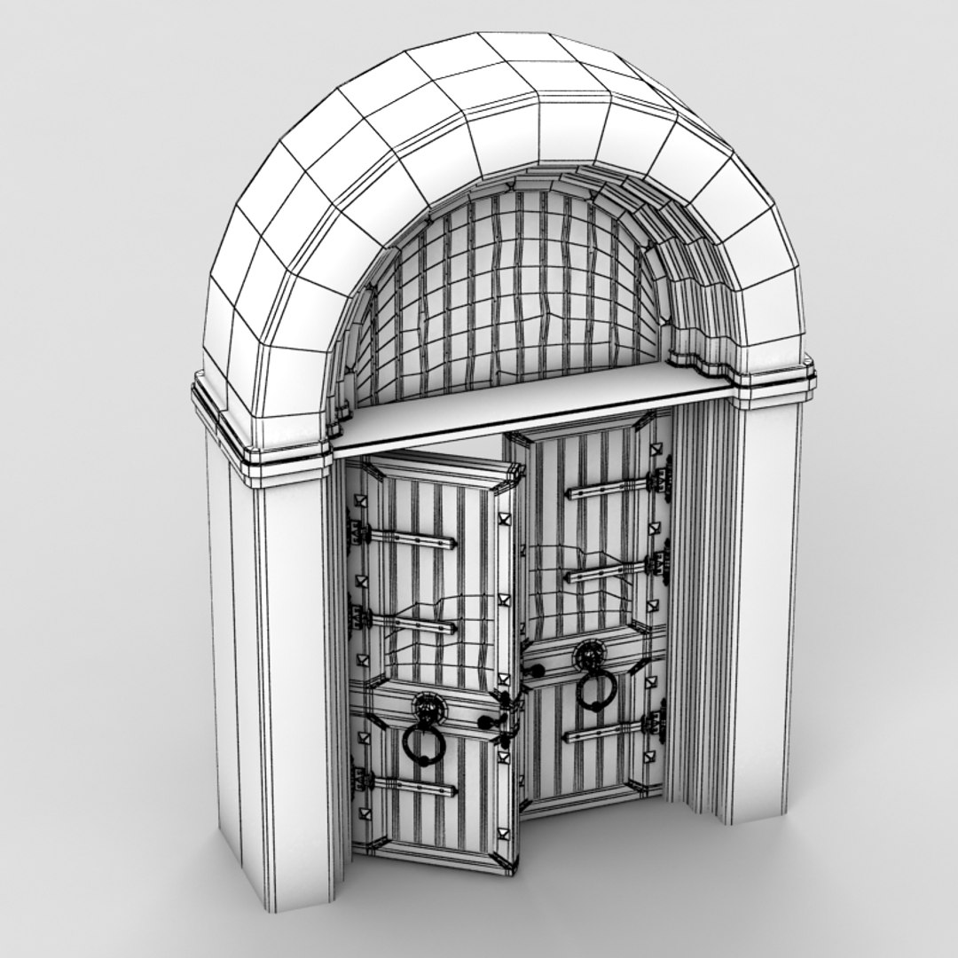 Castle Gate 3d Model