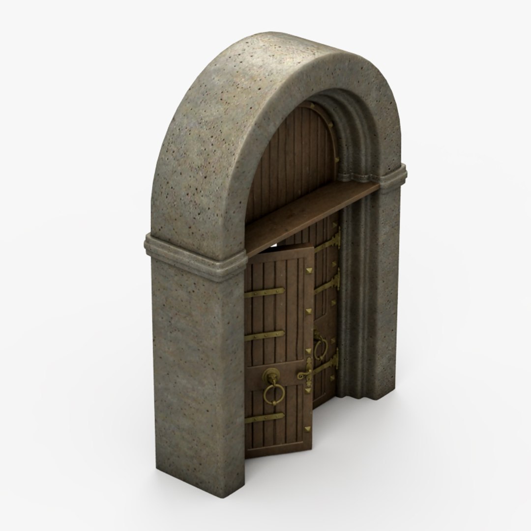 Castle Gate 3d Model
