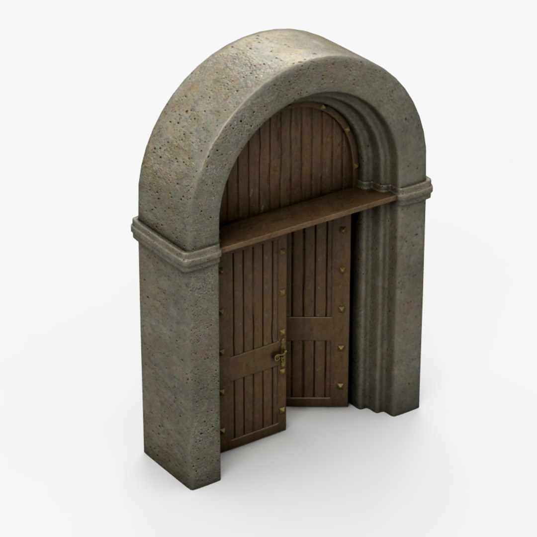 Castle Gate 3d Model