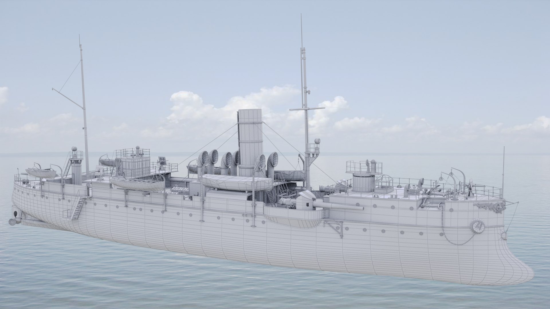 3D Model Boat Brave - TurboSquid 1966596