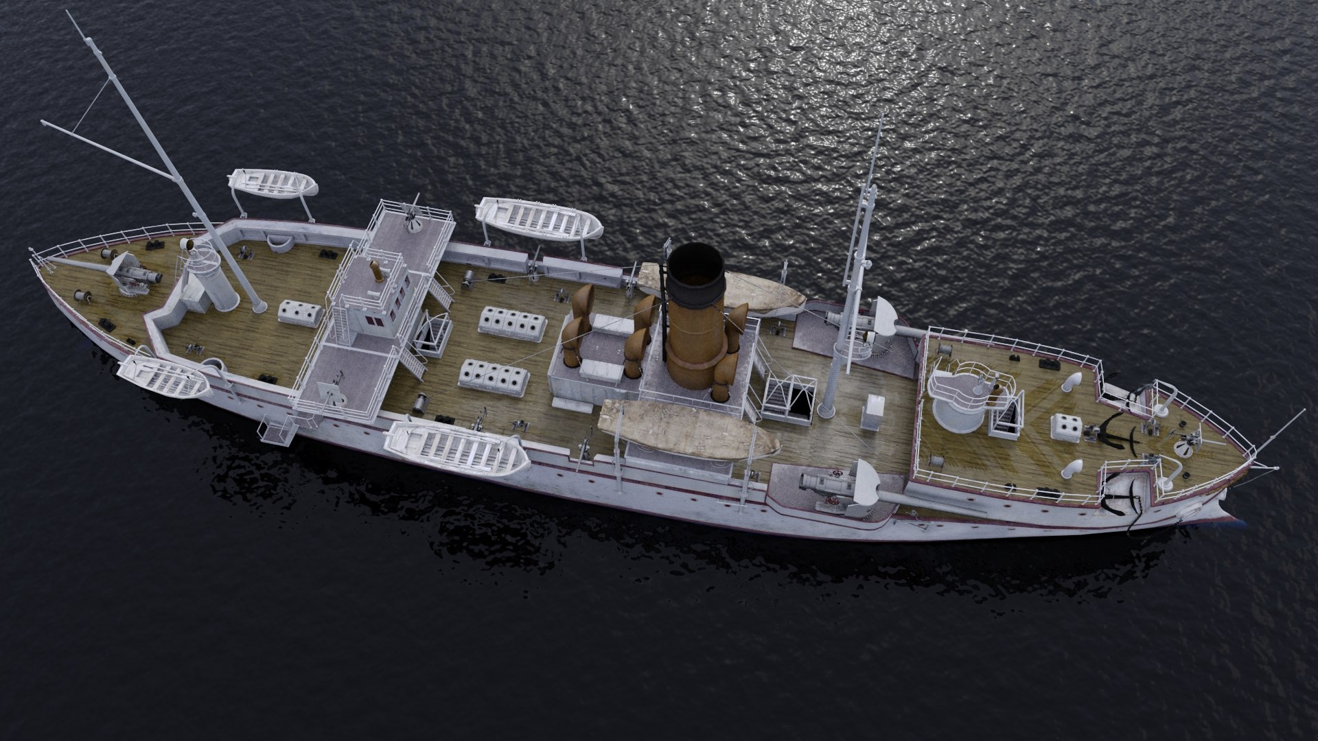 3D Model Boat Brave - TurboSquid 1966596