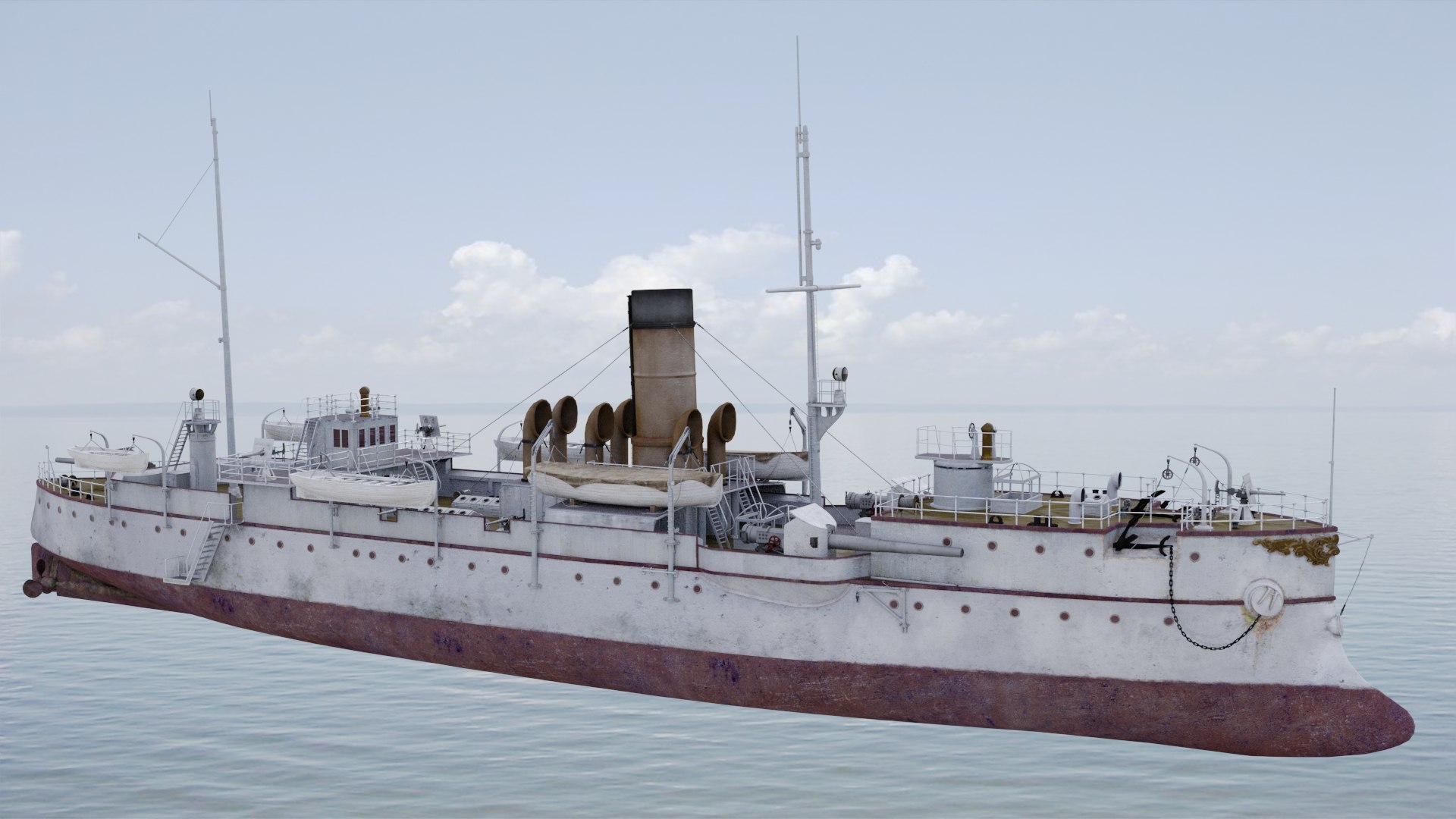 3D Model Boat Brave - TurboSquid 1966596