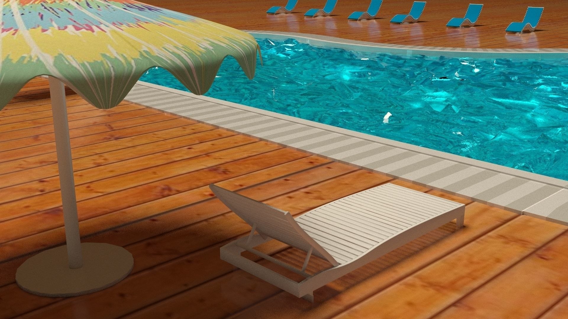 3D Swimming Pool - TurboSquid 1484969