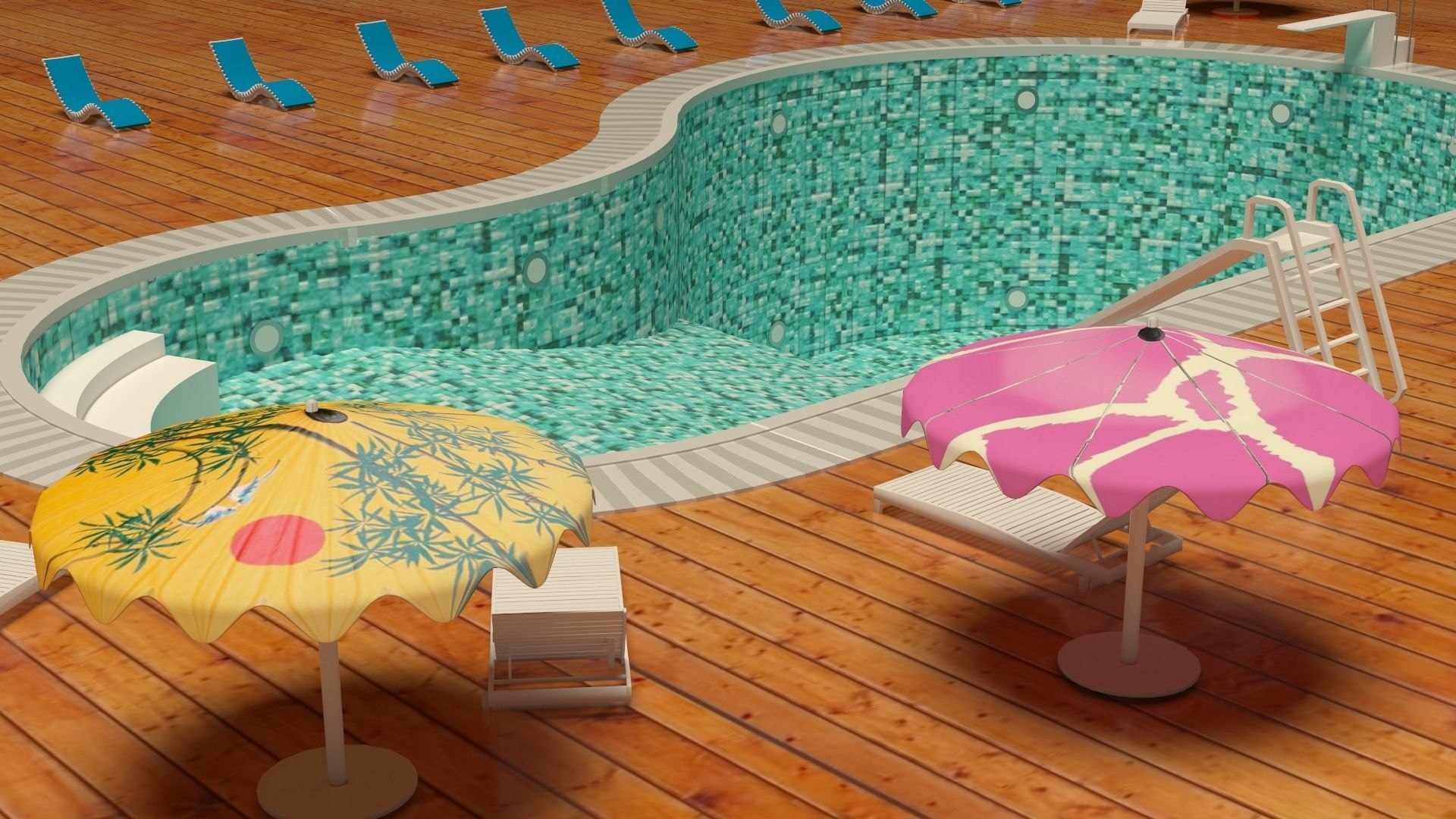 3D Swimming Pool - TurboSquid 1484969
