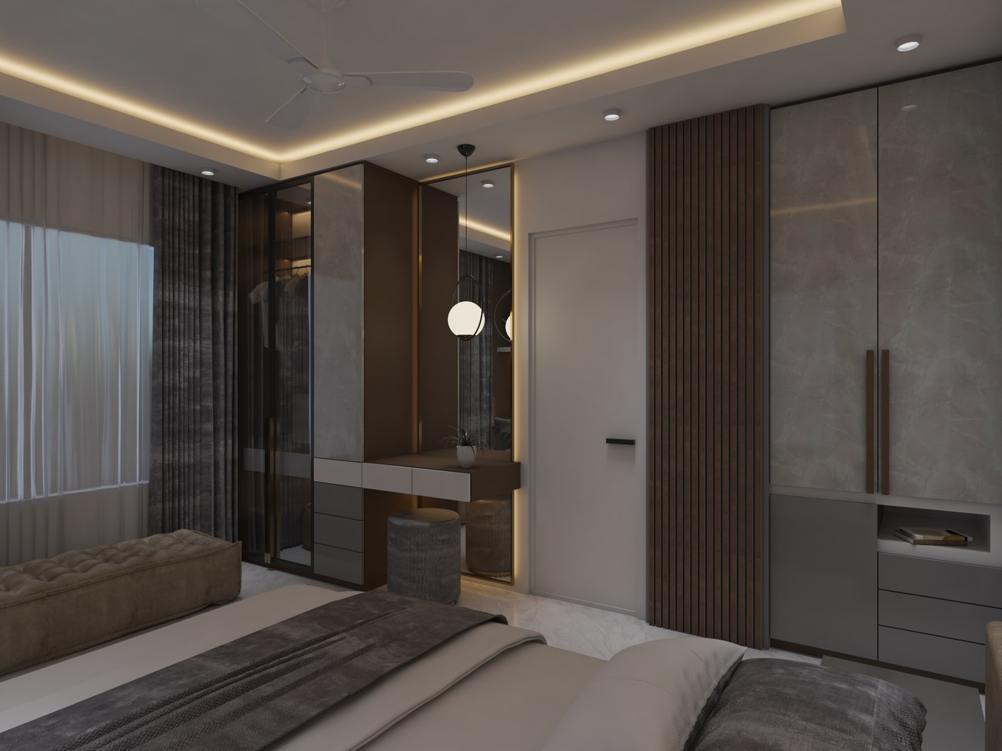 3D model Interior Design of General Bed Room - TurboSquid 2153765