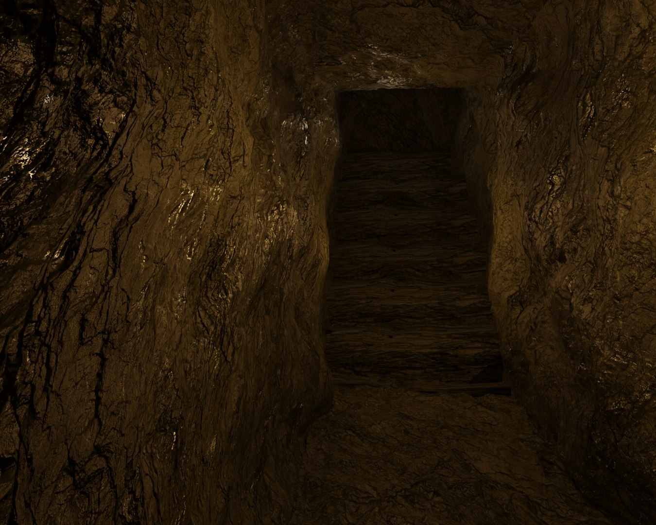 3D Cave with tunnel - TurboSquid 2124422