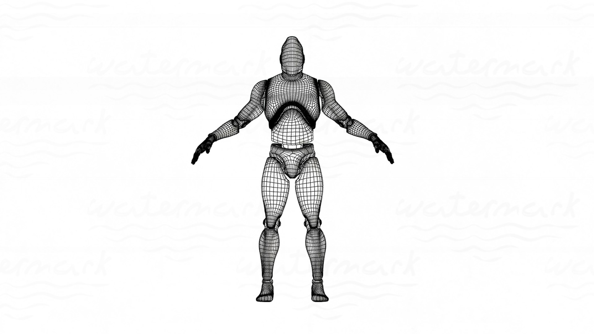 Humanoid Robot Gen6 3D Model - TurboSquid 1982929