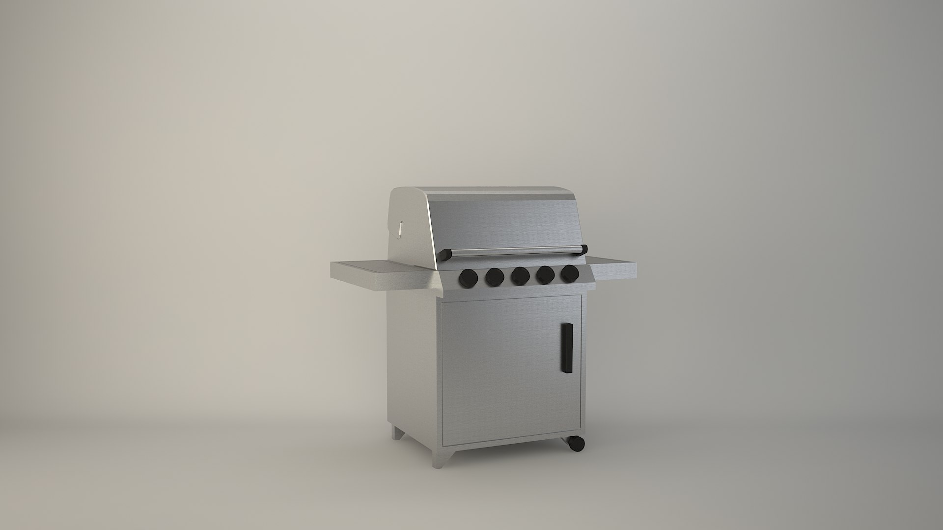 3D Model Grill Exterior Free Standing - TurboSquid 2237268