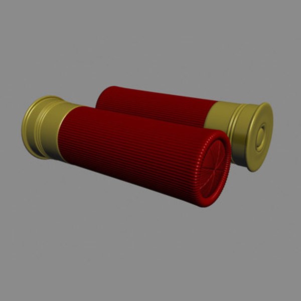 3d model shotgun shell