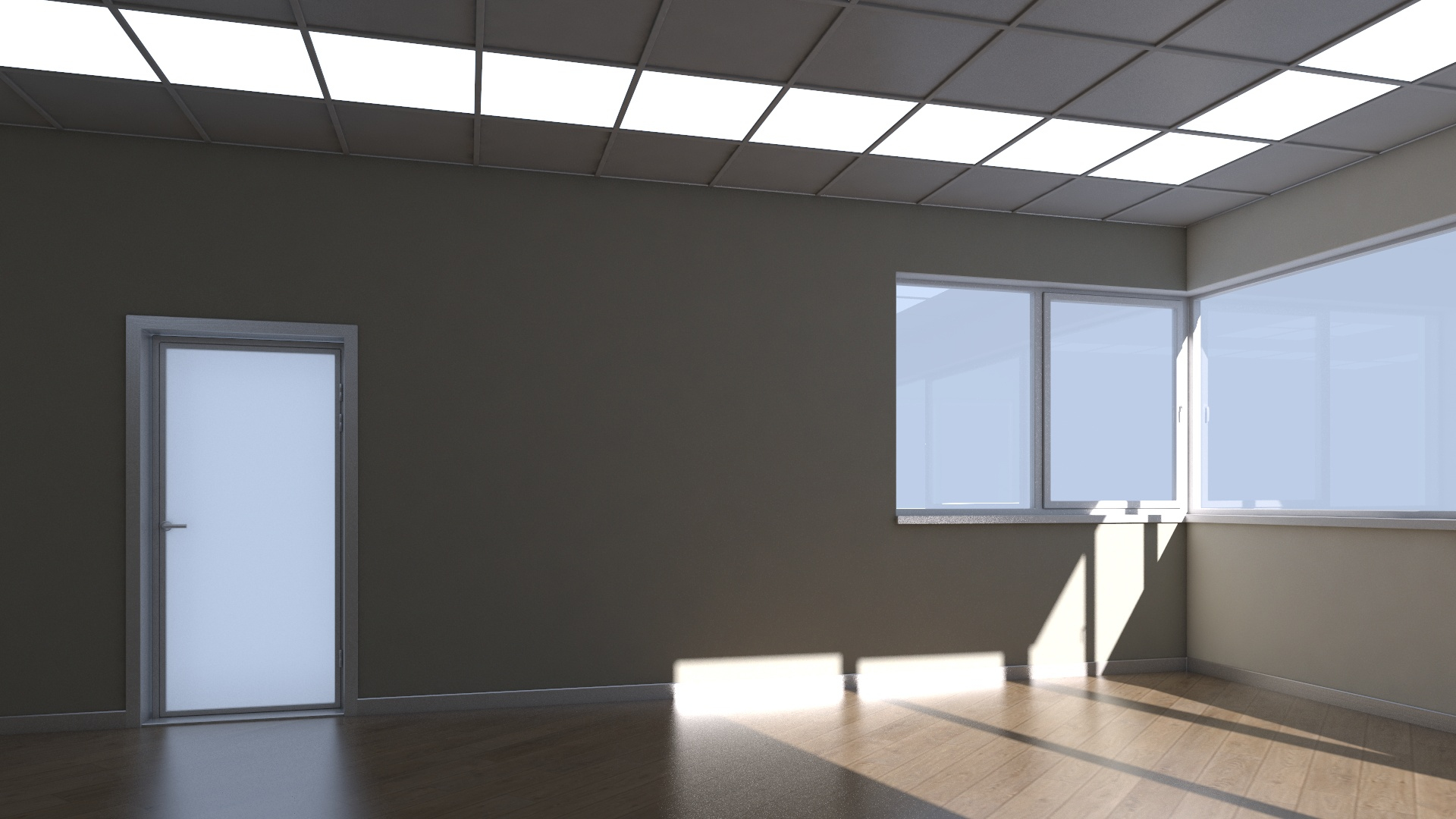 3D Conference Room No Furniture - TurboSquid 2015832