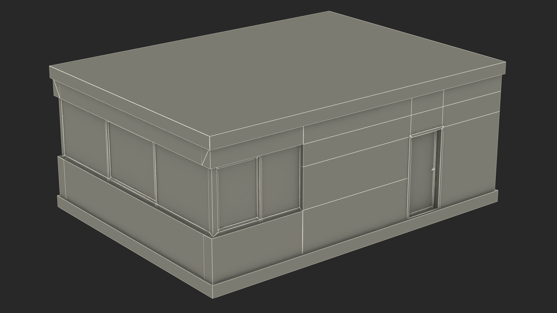 3D Conference Room No Furniture - TurboSquid 2015832