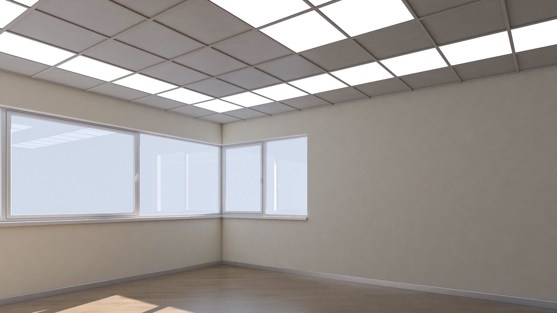 3D Conference Room No Furniture - TurboSquid 2015832