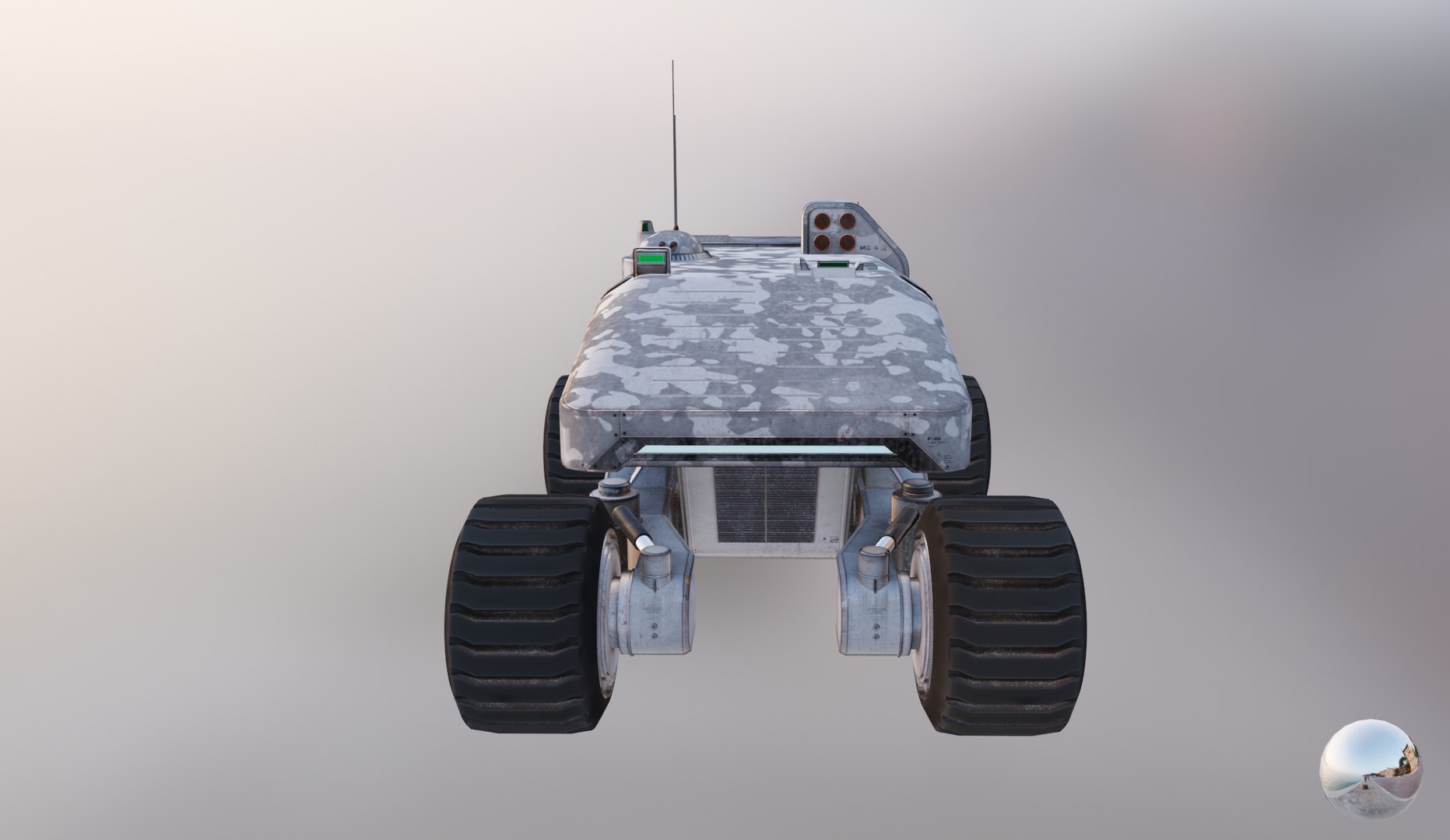 Mars Military Transporter Vehicle 3D Model - TurboSquid 1608432