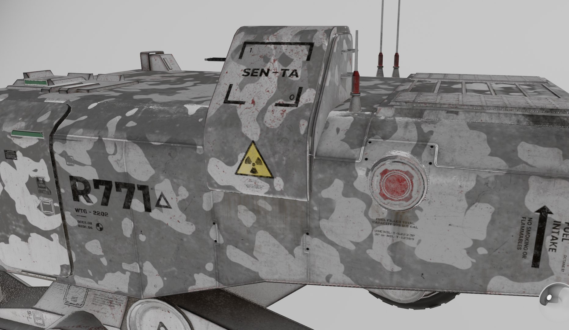 Mars military transporter vehicle 3D model - TurboSquid 1608432