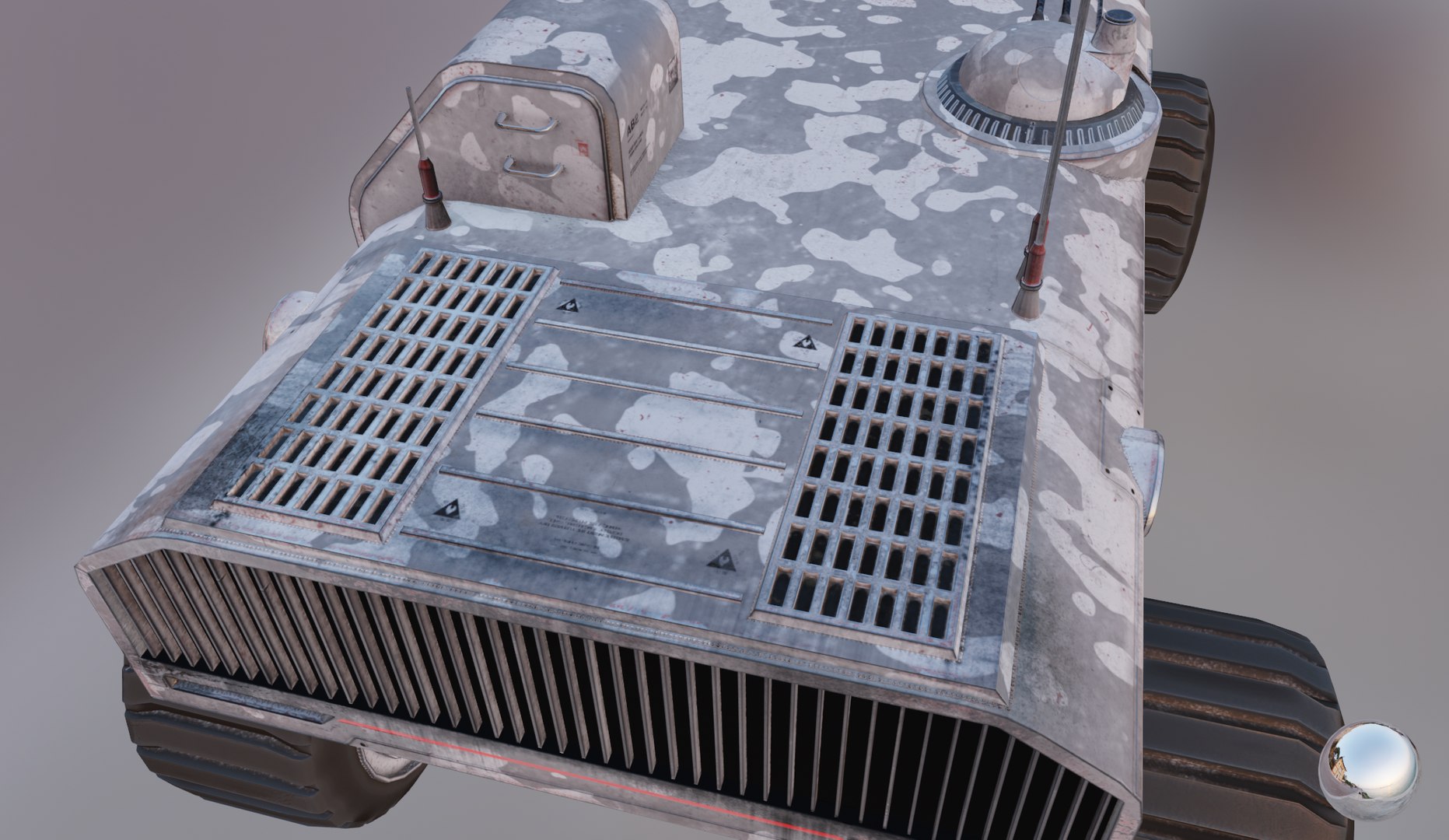 Mars Military Transporter Vehicle 3D Model - TurboSquid 1608432