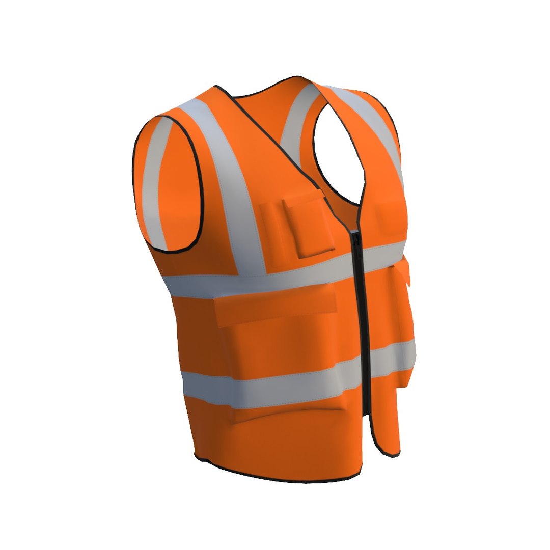 Worker Vest Model - TurboSquid 2375853