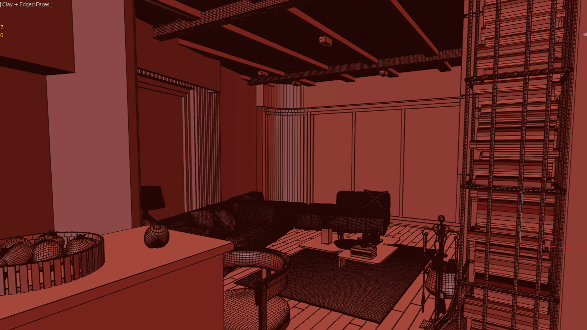 Interior Space Room 3D Model - TurboSquid 1675482