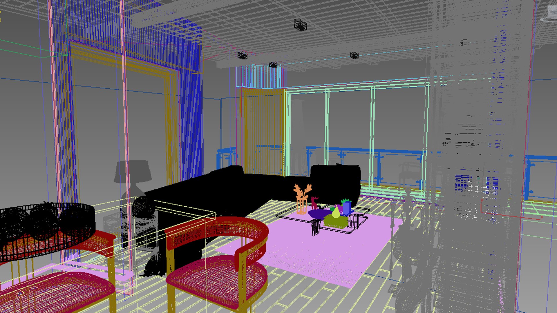 Interior Space Room 3D Model - TurboSquid 1675482