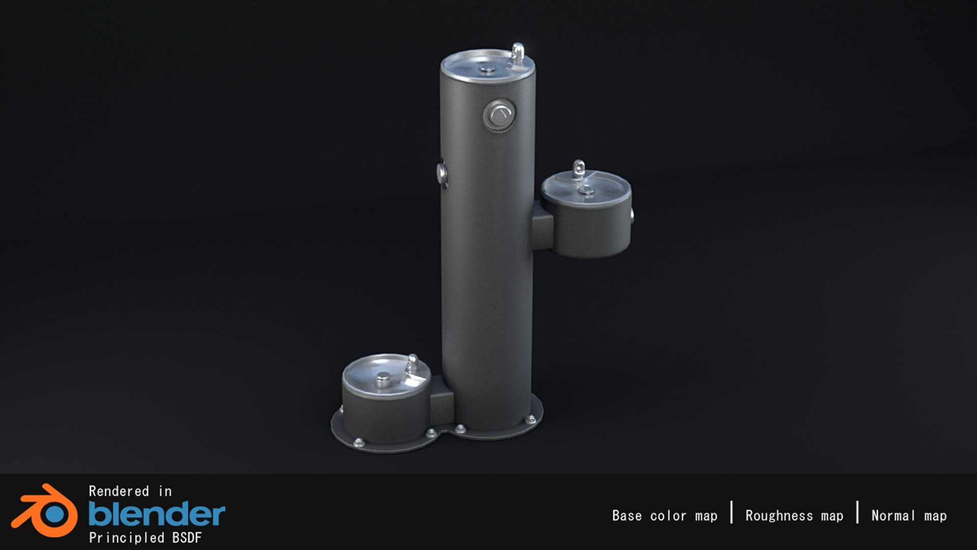 3D Drinking Fountain Model - TurboSquid 1324785