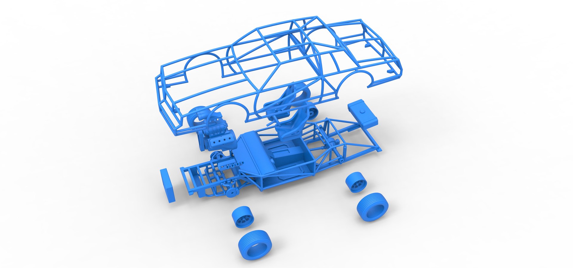 Diecast Exo Car Scale 1 To 25 3D Model - TurboSquid 2091192