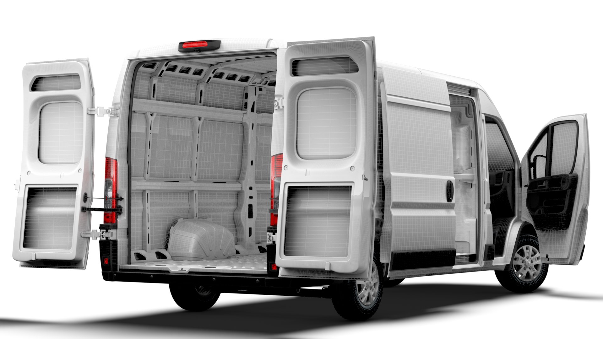 Stellantis Electric Panel Van HQ Interior L4H2 2025 Model - TurboSquid ...