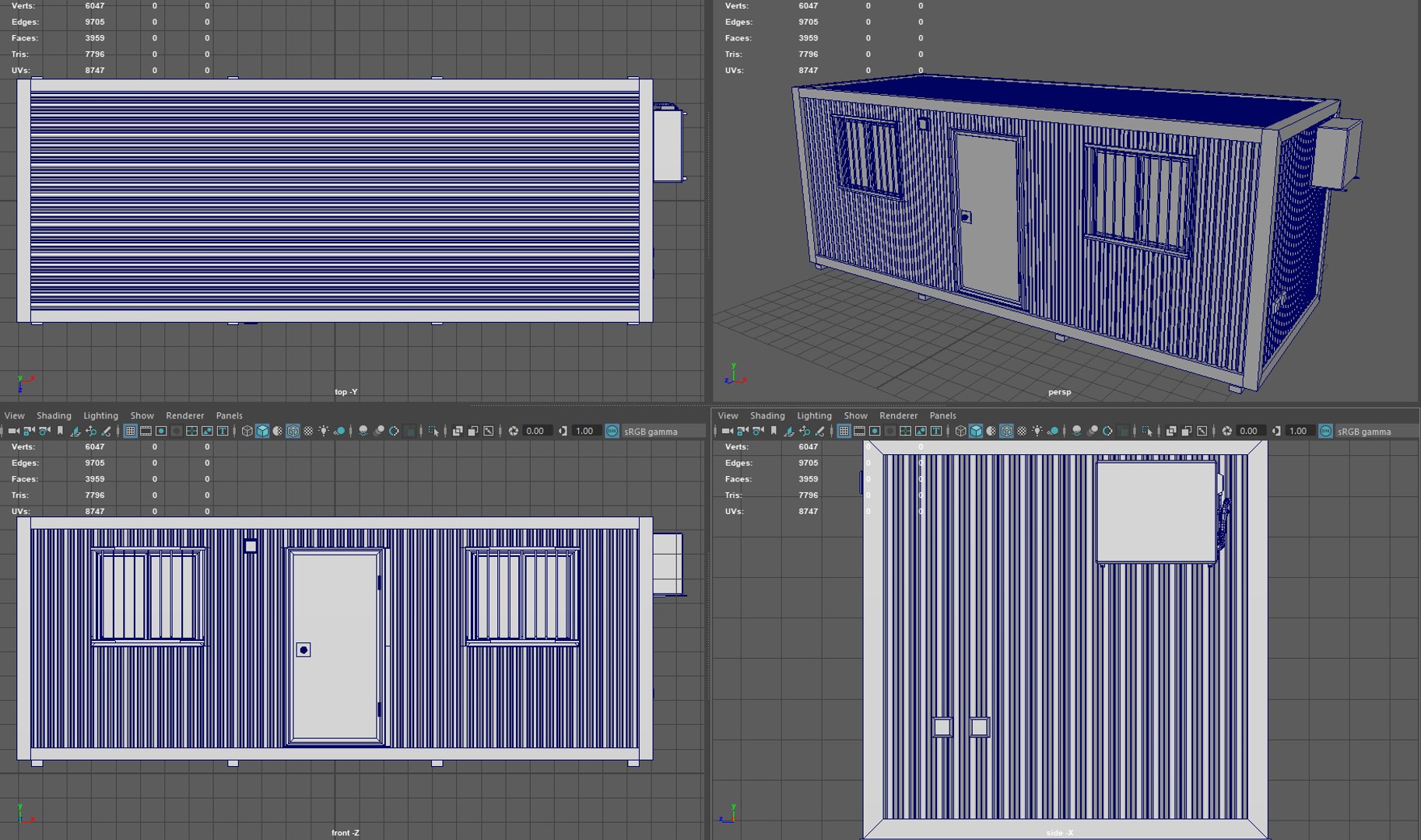3D Container House For Worker Model - TurboSquid 1746200