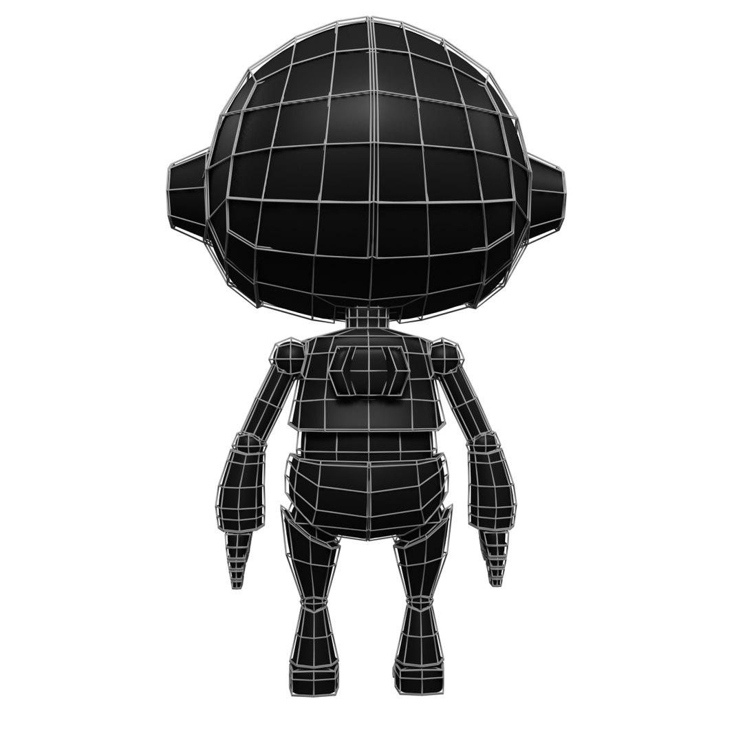Chibi robot 3D model - TurboSquid 1659921
