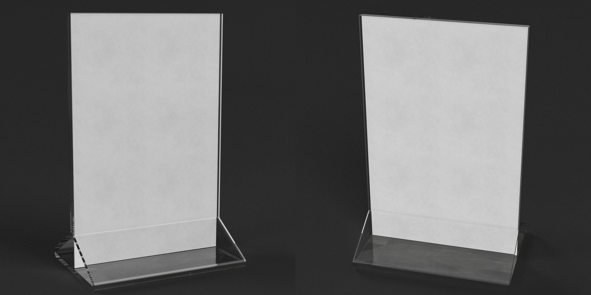 3D Model Table Tent Template 4 - TurboSquid 1431602