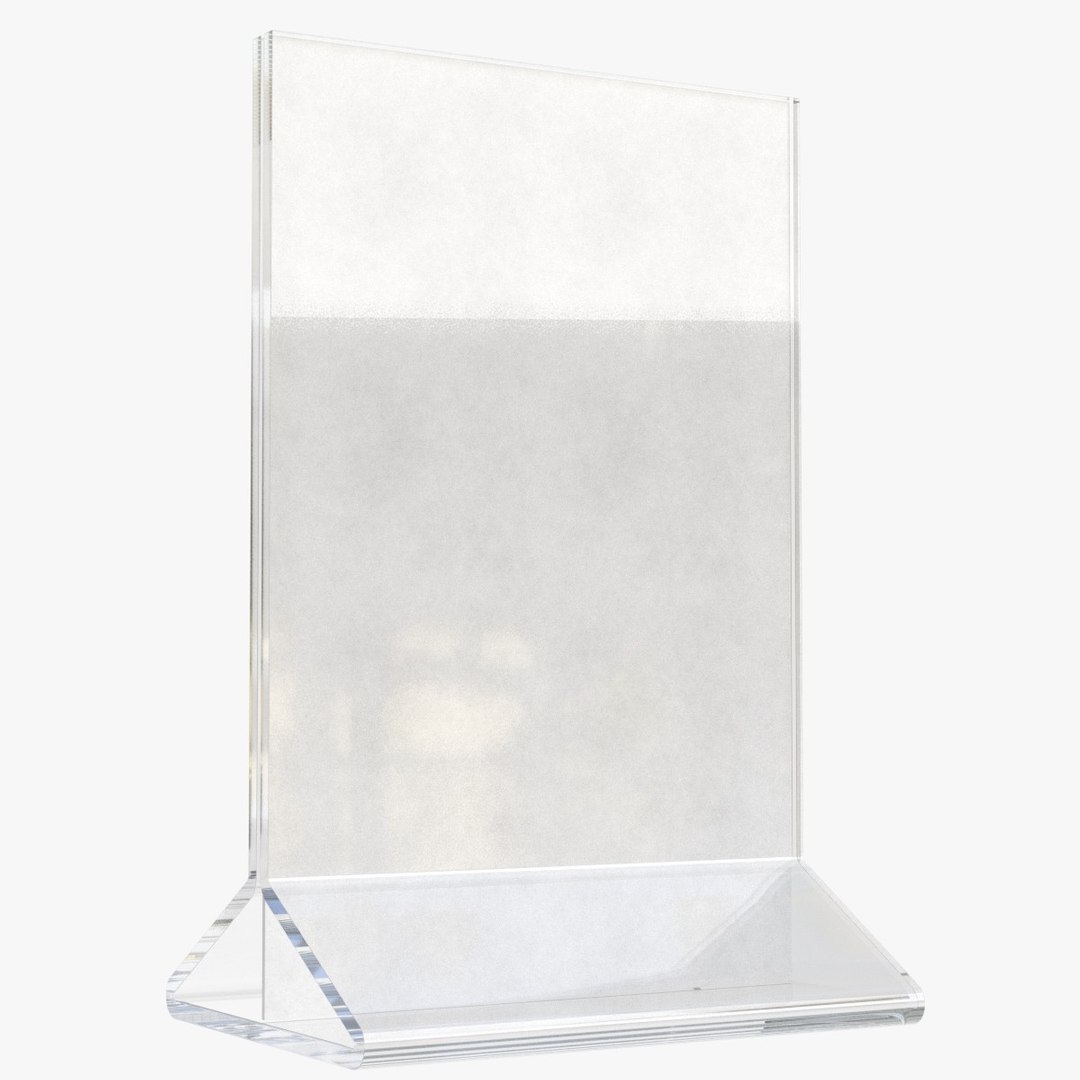 3D Model Table Tent Template 4 - TurboSquid 1431602