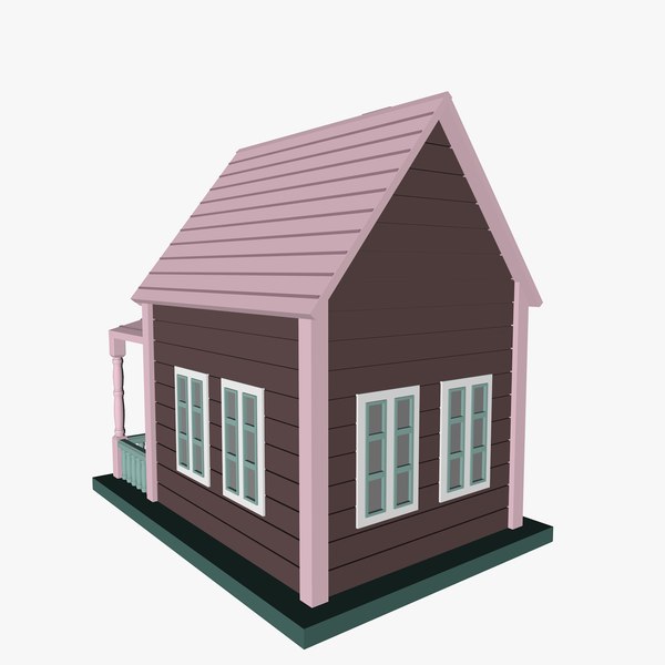3d cartoon house model